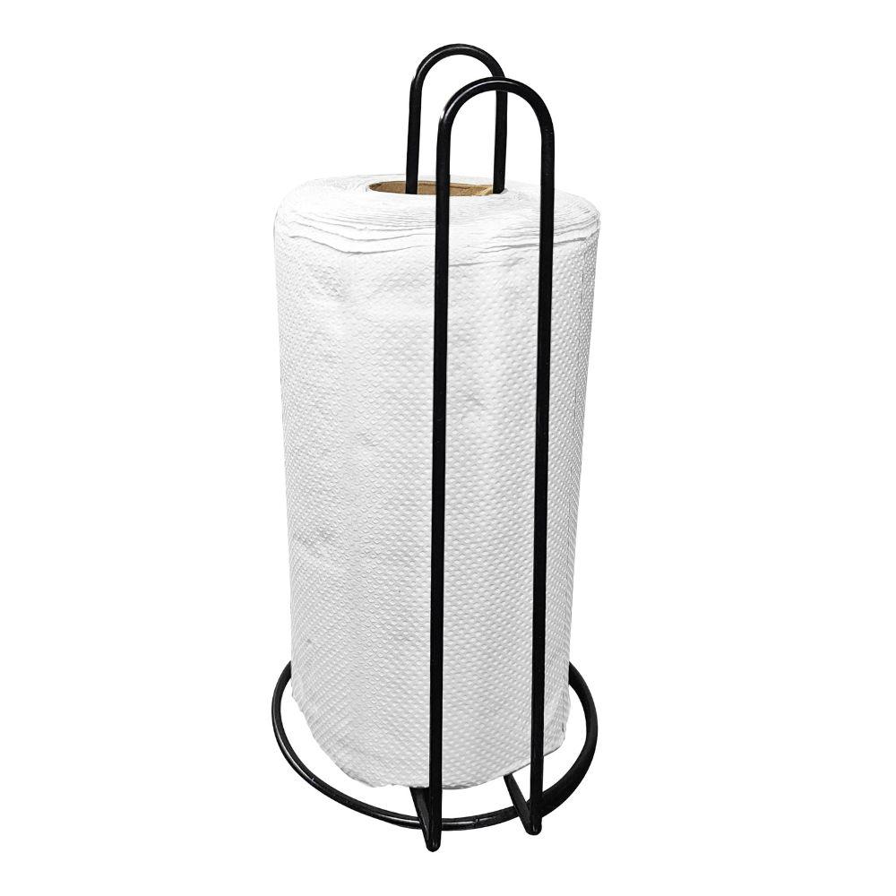 Porta Rolo Papel Toalha Preto - Industria Águia